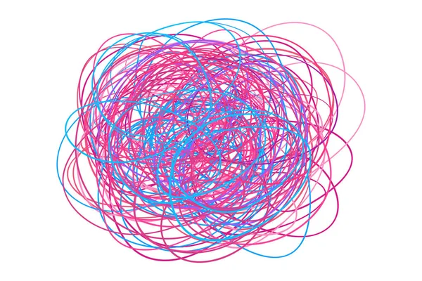Colored Tangled White Chaos Pattern Scribble Sketch Colorful Background Array Stock Vector Image ...