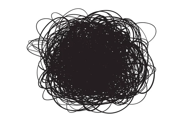 Chaos White Abstract Tangled Texture Random Chaotic Lines Hand Drawn ...