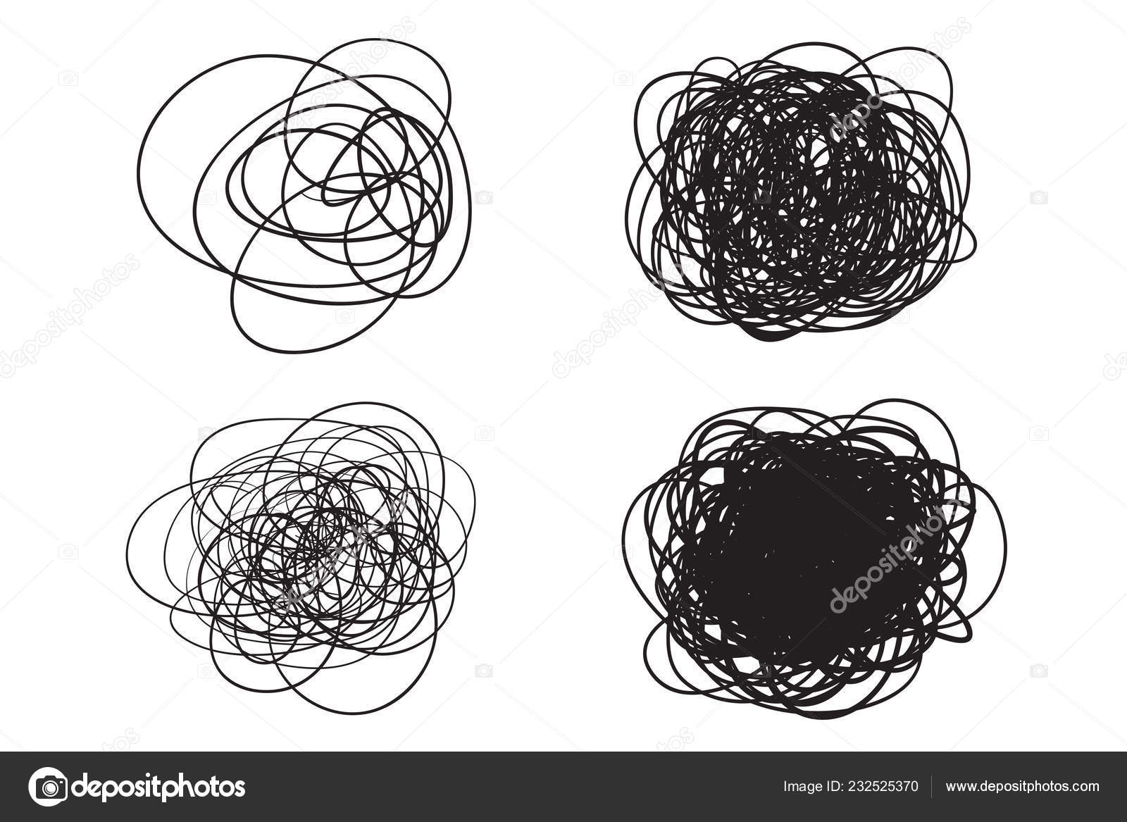 Chaos Waved Backdrops Chaotic Patterns White Tangled Textures Lines ...