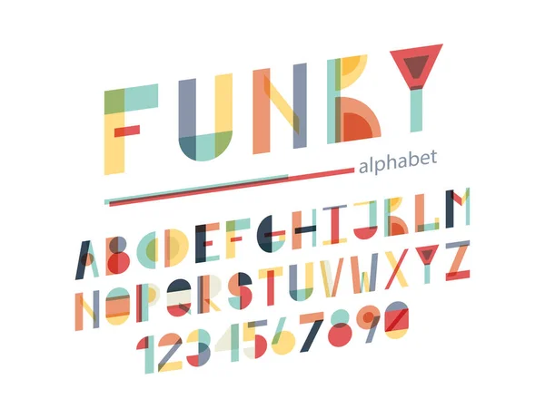 Funky colorful alphabet. Stock Vector Image by ©SomStock #198314538