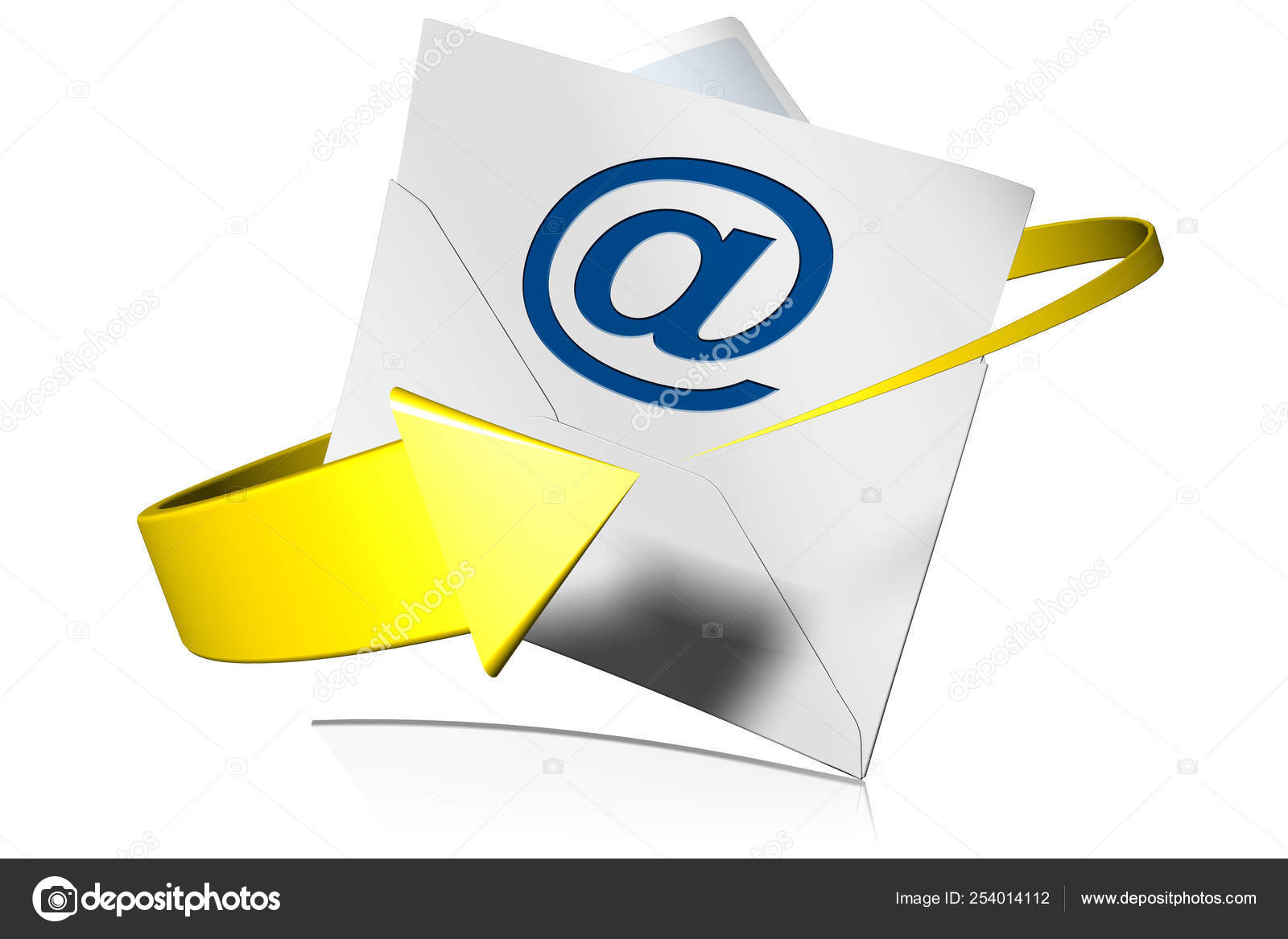 Illustration Mail Email Symbol Communications Contacts Stock Photo by ...