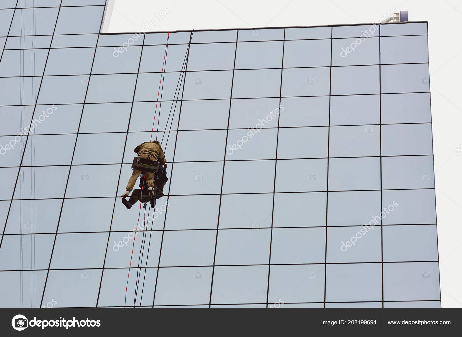 High-altitude work on tall buildings skyscrapers ⬇ Stock Photo, Image ...