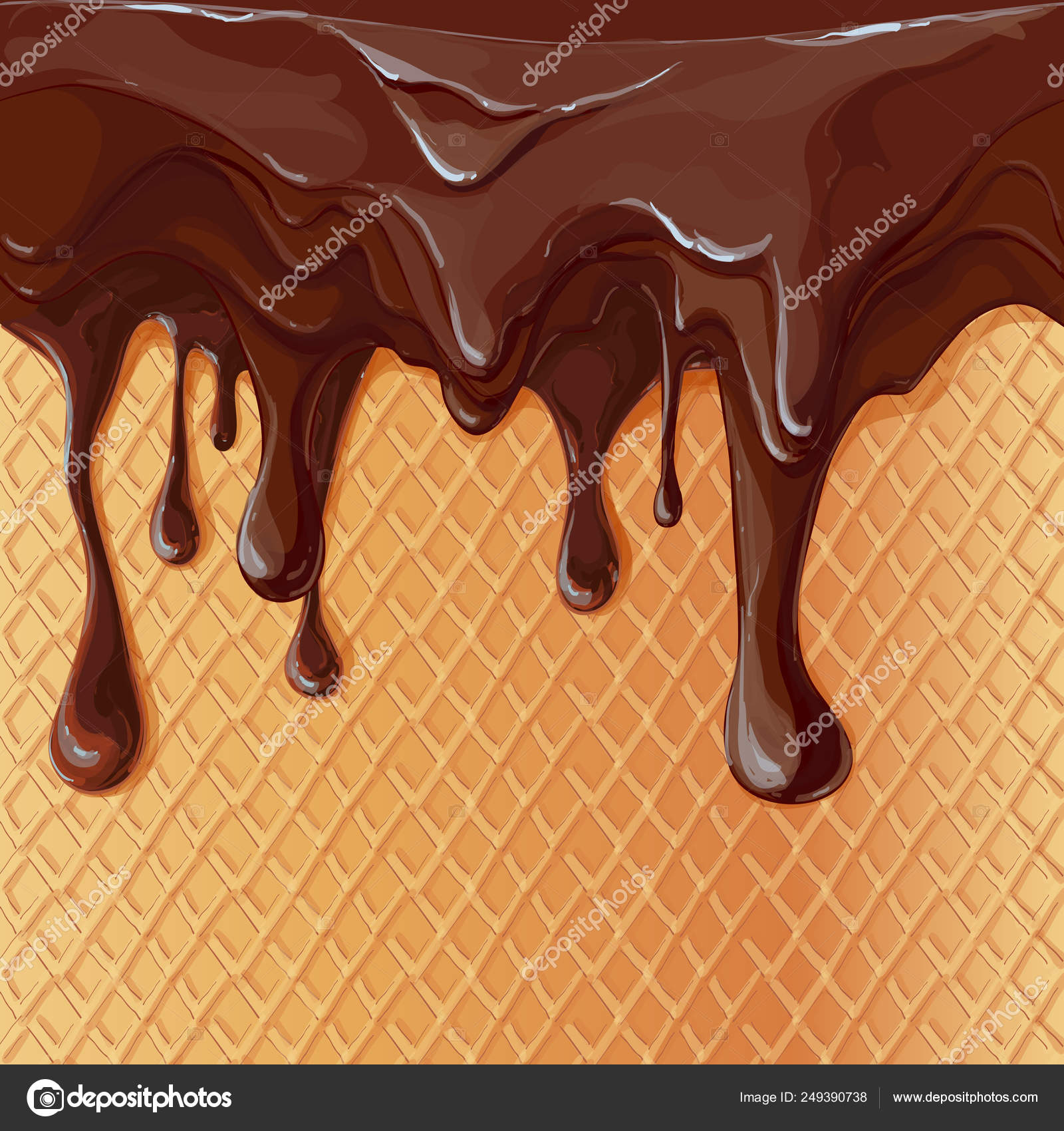 Vector syrup drip pattern on cake layers Stock Vector Image by ...