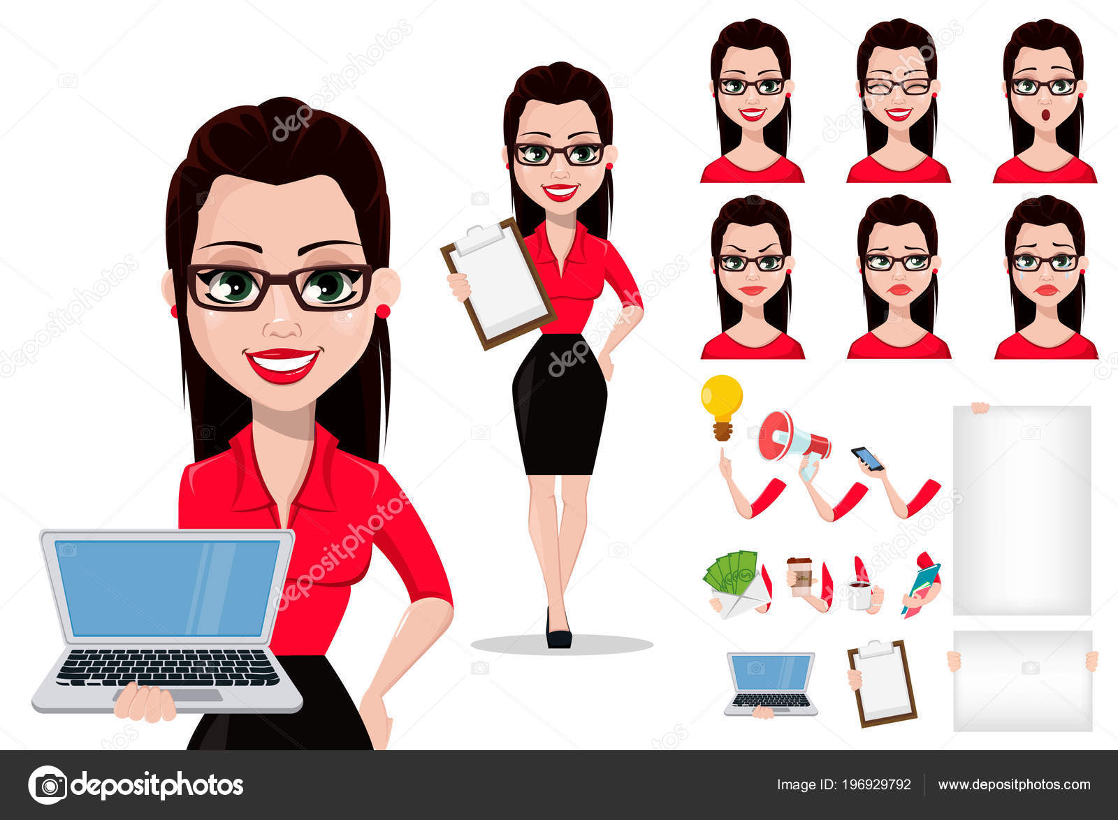 Office Assistant Cartoon