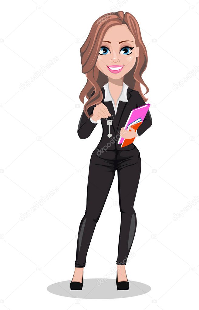 Caricatura De Agente De Compras