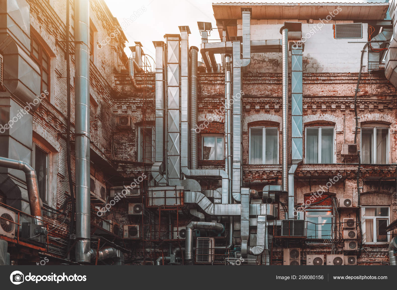 Inside Old Factory Building