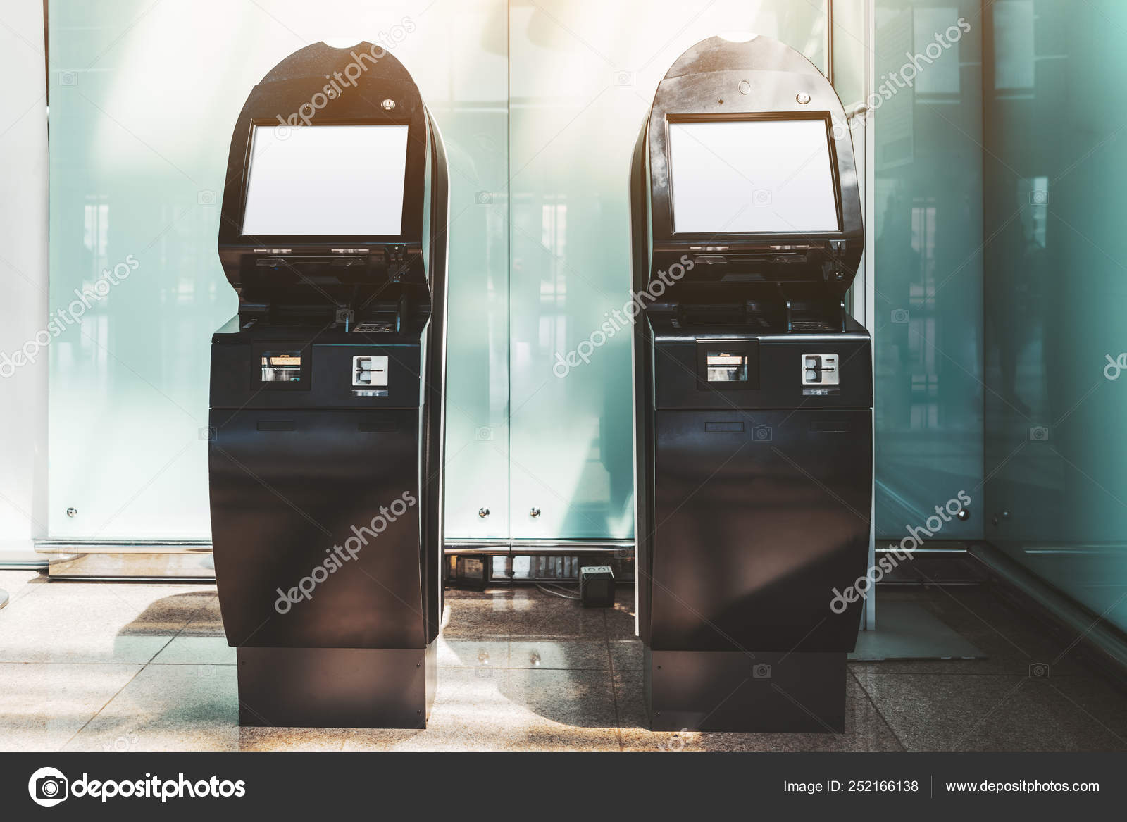 Two self-service terminals mockups — Stock Photo © skynextphoto #252166138