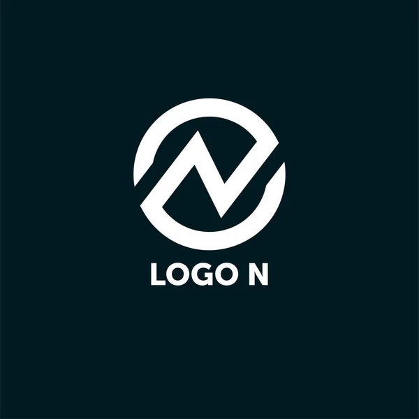 N logos design Imágenes Vectoriales, Gráfico Vectorial de N logos ...