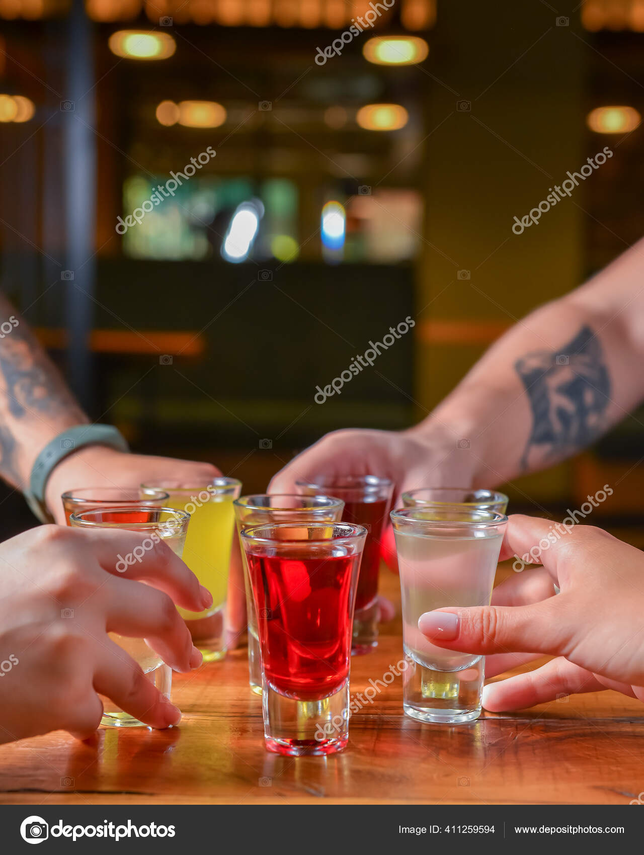 Alcohol Shots Cheers