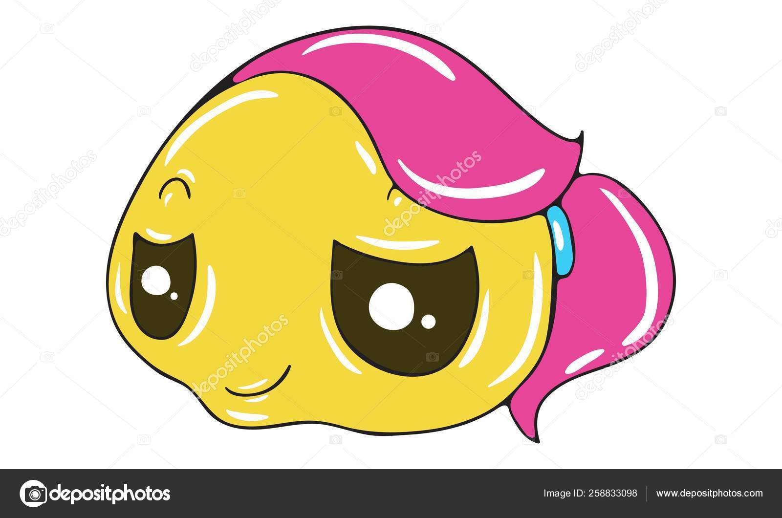 Illustration Vectorielle Smiley Jaune Heureux Isolé Sur Fond Blanc ...