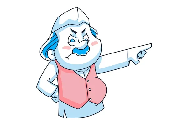 Vector Cartoon Illustration Ratan Tata Isolated White Background Stock ...