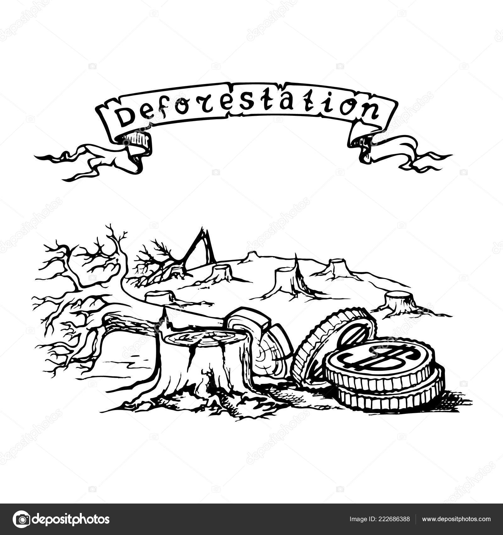 Deforestation Drawing