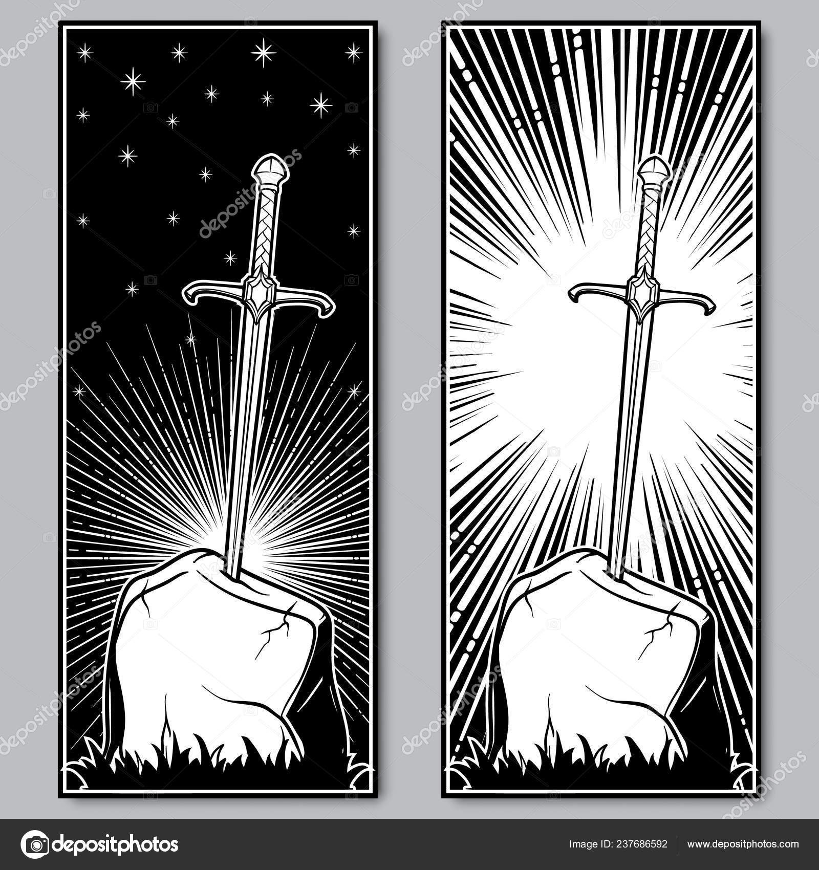 Excalibur Sword Drawing