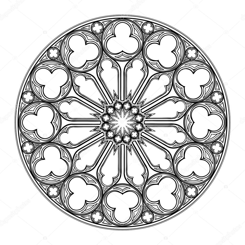 Rosone gotico. Motivo architettonico popolare nell'arte medievale ...