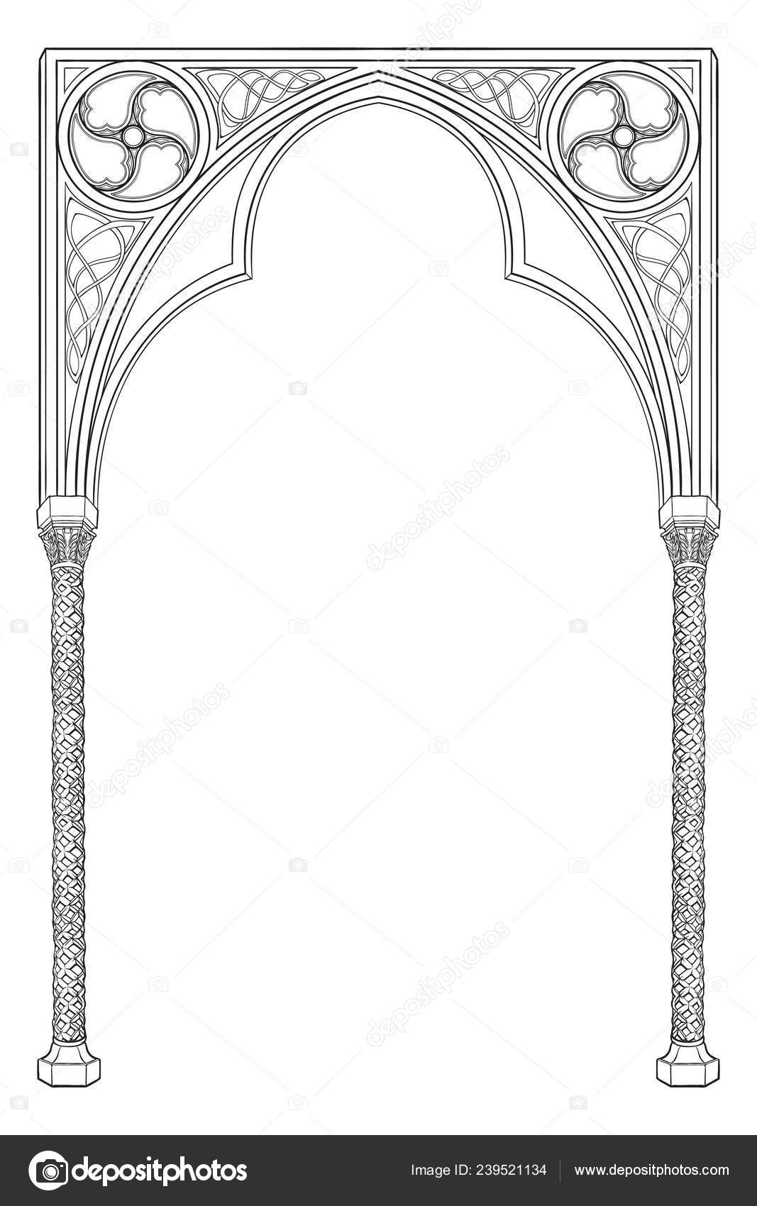 Gothic Style Frame Clipart