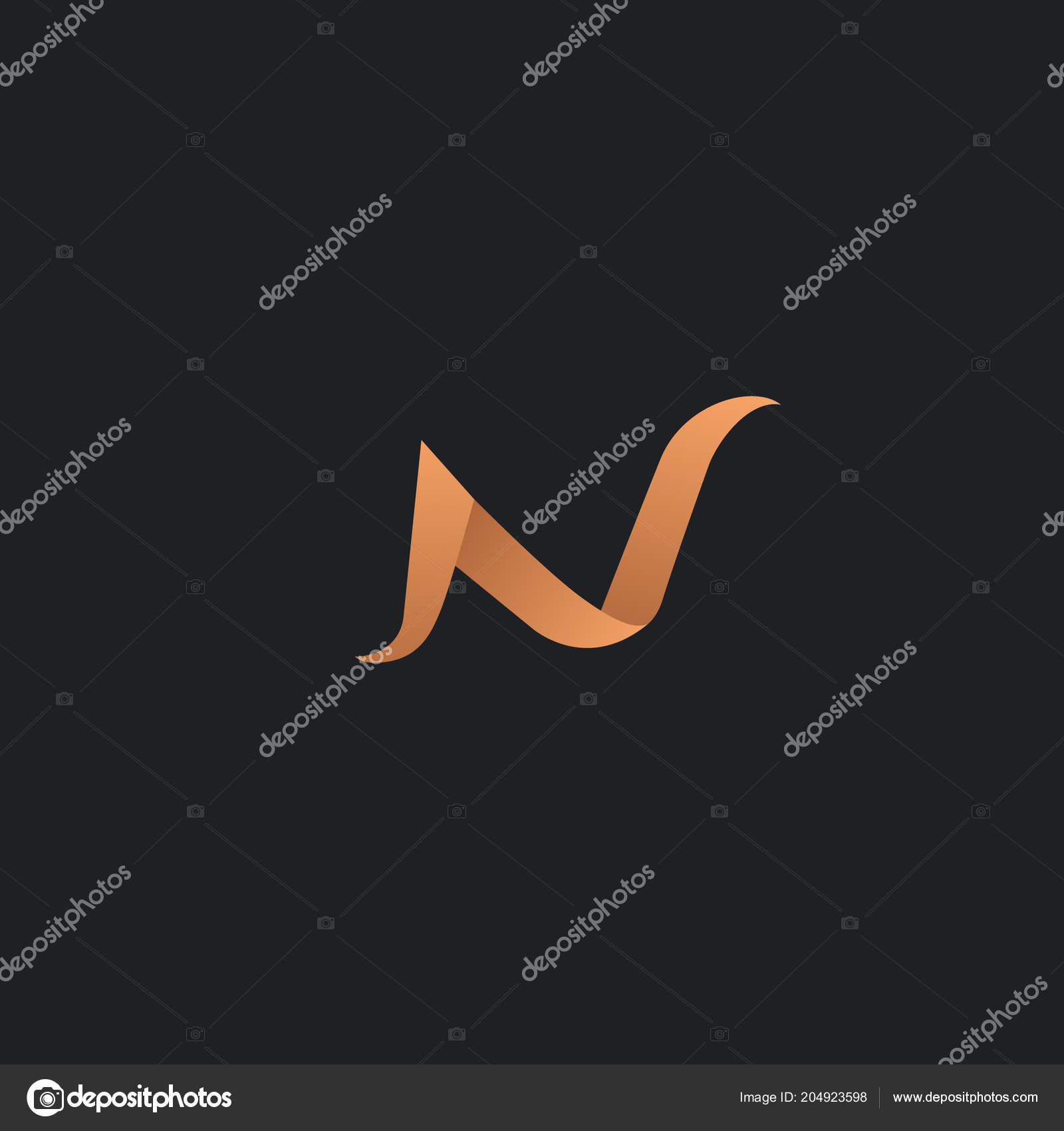 Letter Vector Logo Vintage Insignia Logotype Business Sign Identity ...