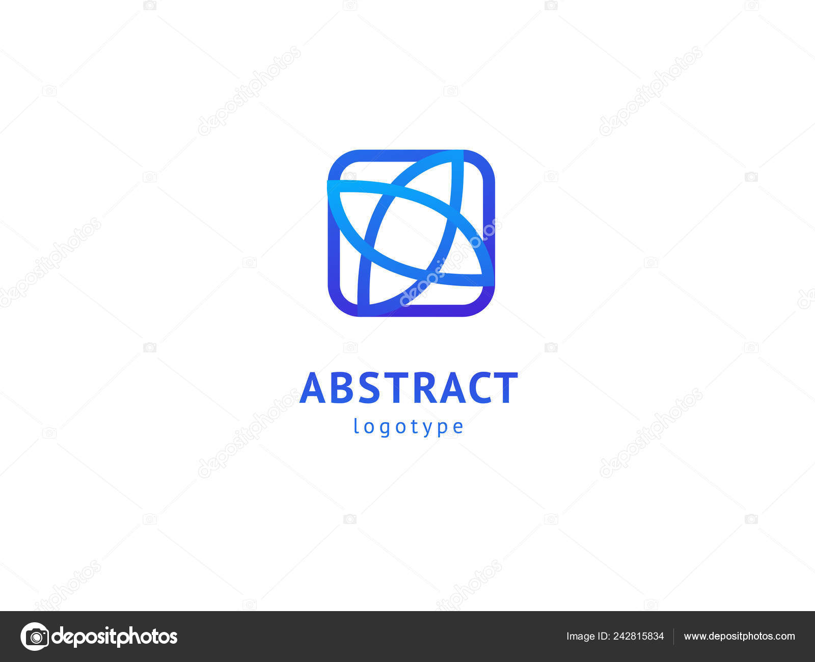 Abstract Vetor Logo Vector Design Sign Business Internet Communication ...