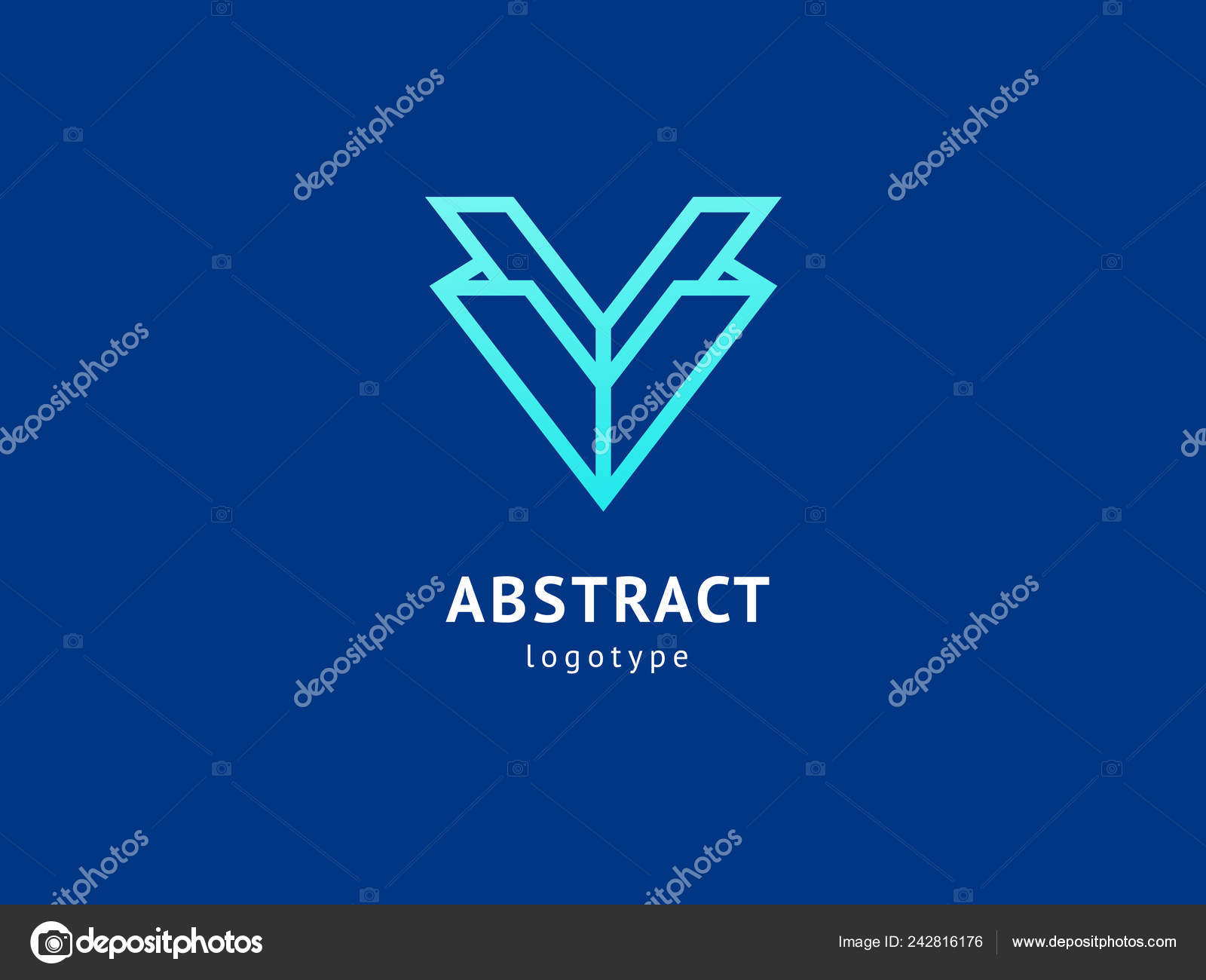 Abstract Vetor Logo Vector Design Sign Business Internet Communication ...