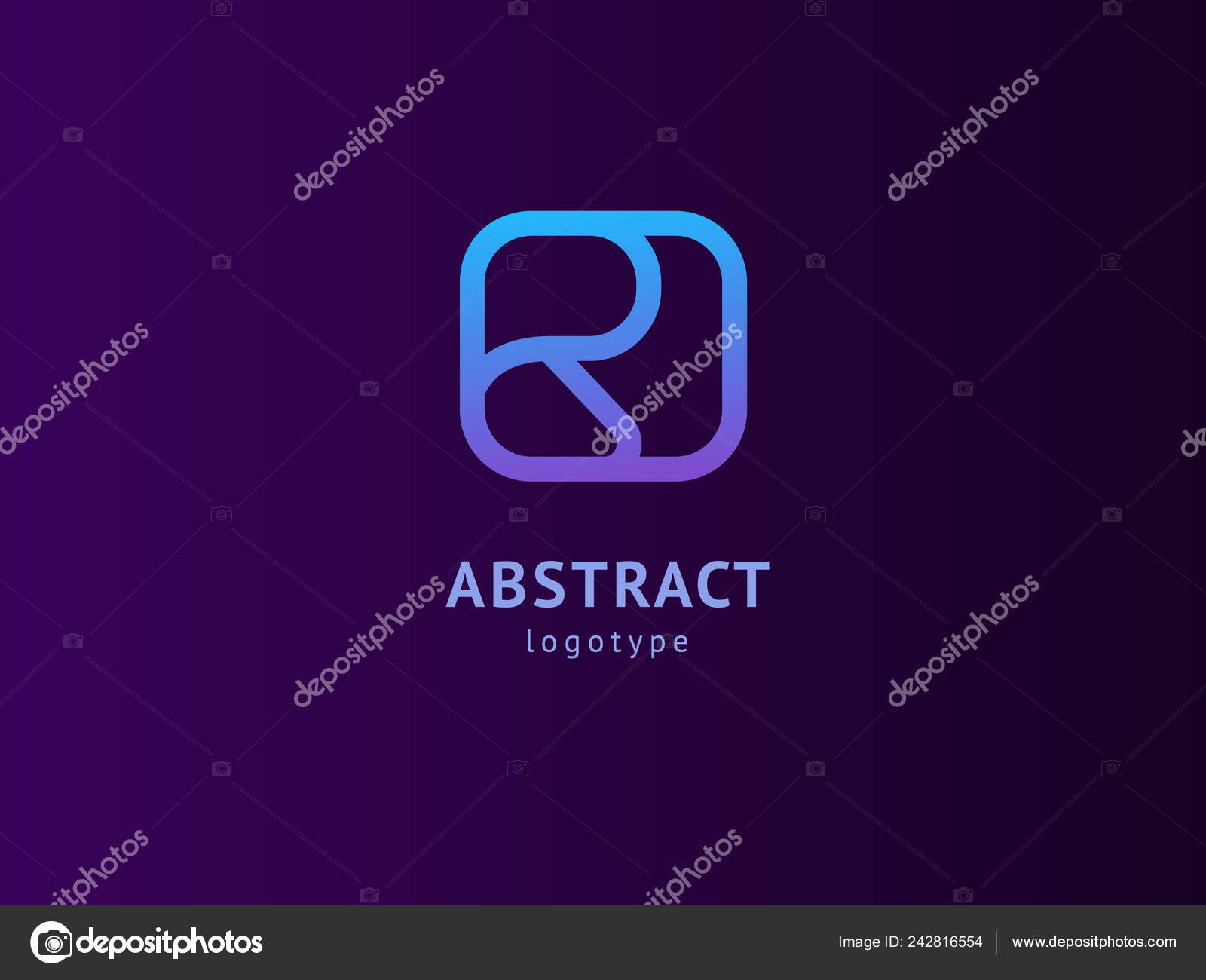 Abstract Vetor Logo Vector Design Sign Business Internet Communication ...
