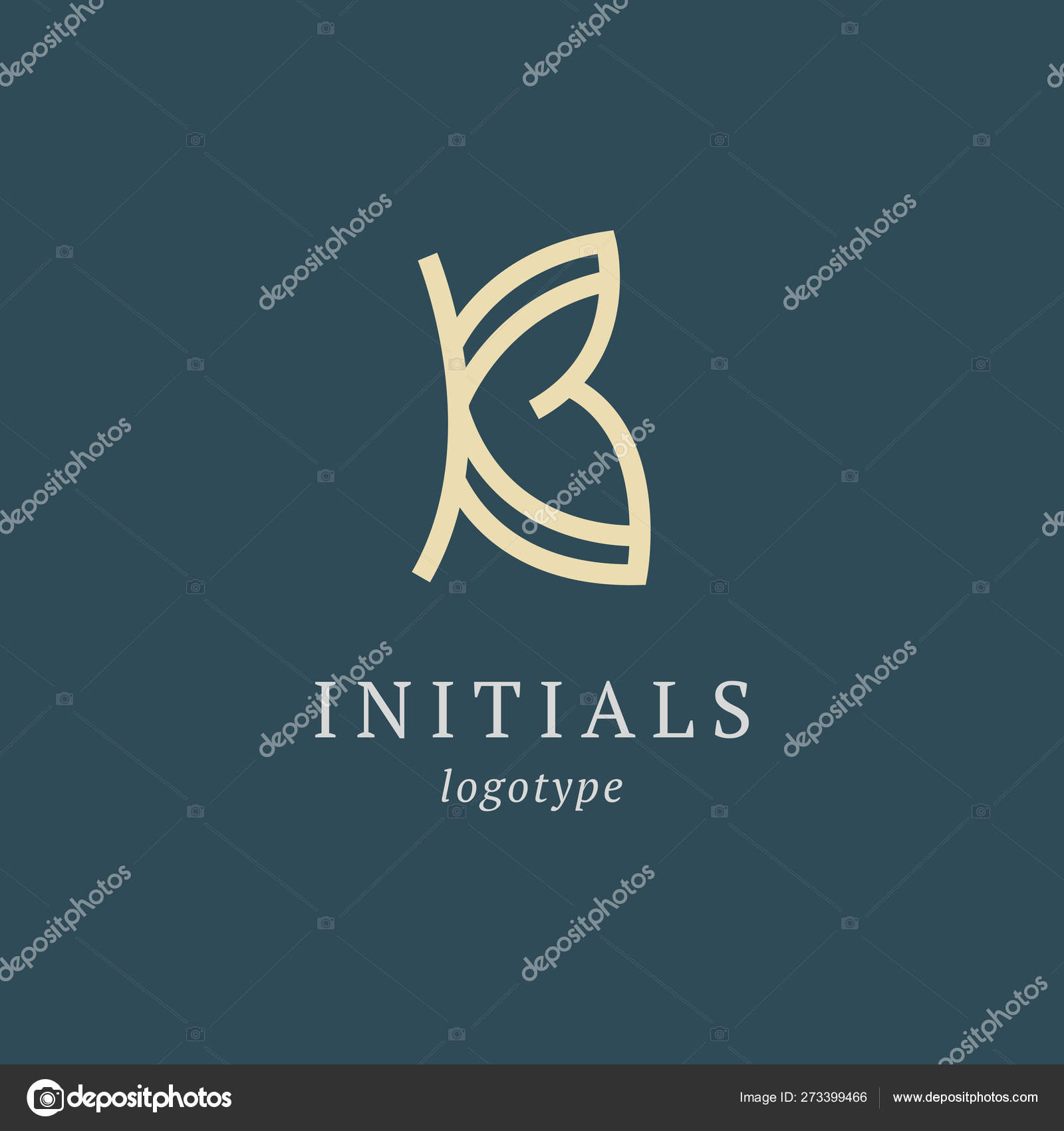 Letter B vector logo. Vintage Insignia and Logotype. Business sign ...