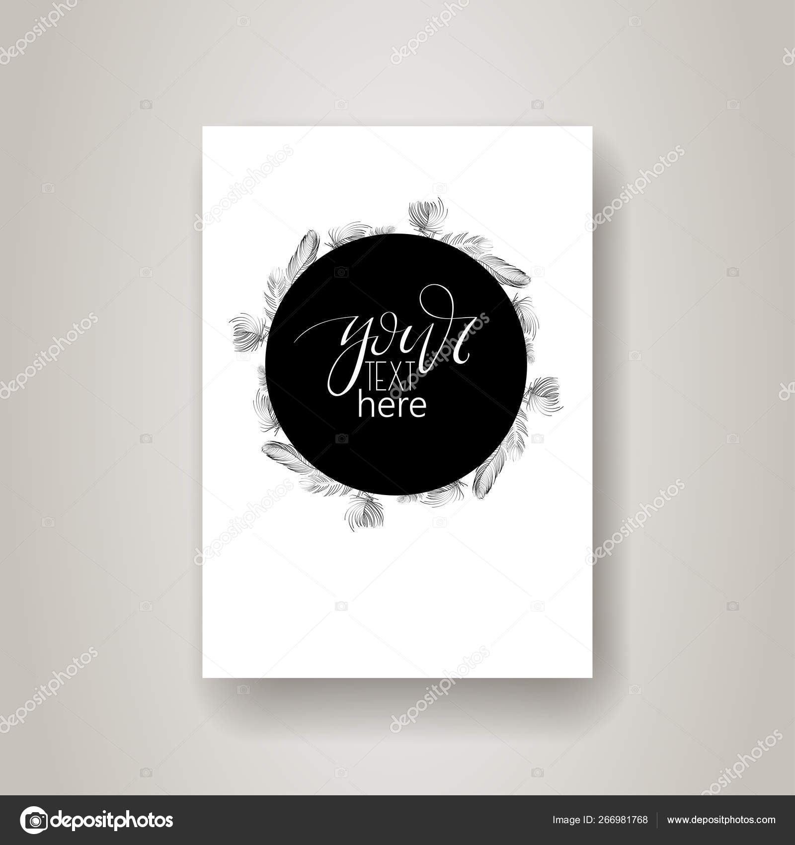 Hand Drawn Lettering Modern Calligraphy Style Boho Art Print Decorative ...