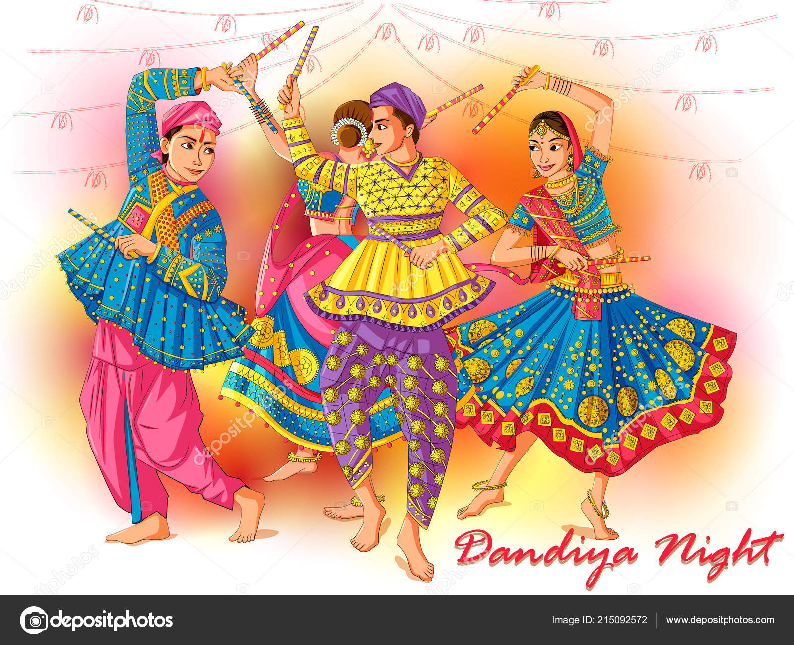 Garba Dance Paintings