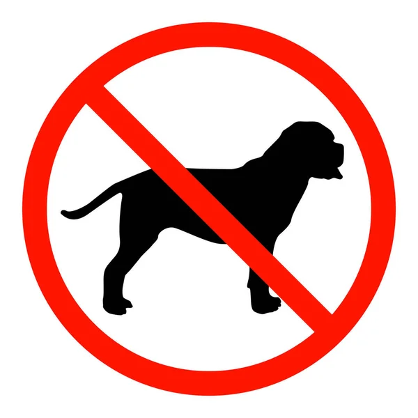 Dog stop sign — Stock Vector © OlegMirabo #11108821