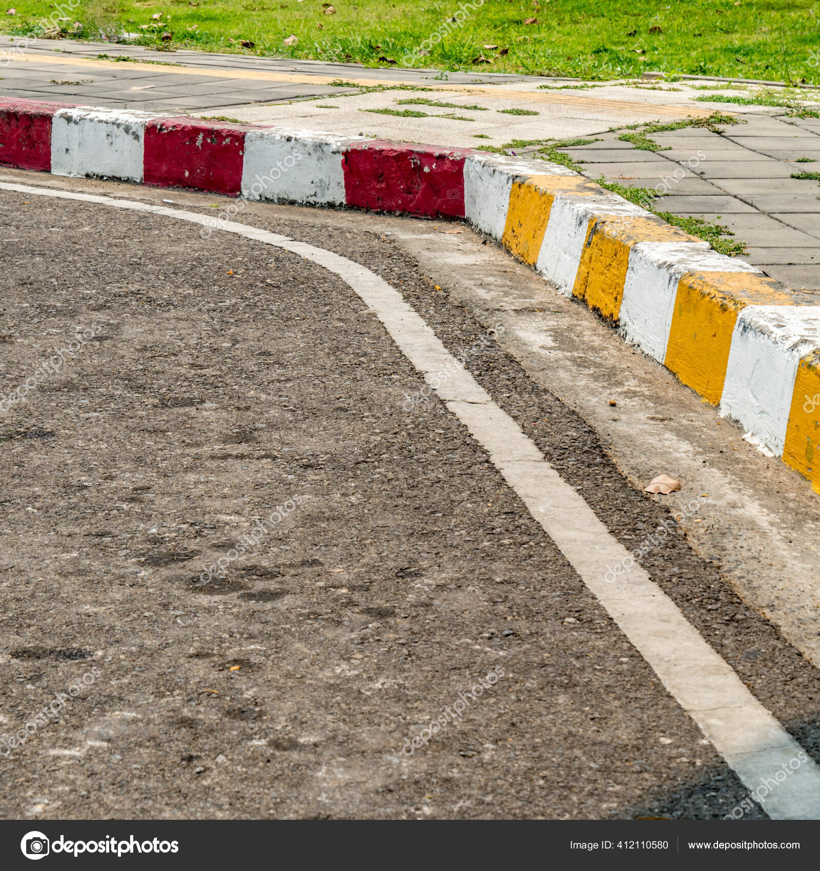 Sidewalk Curb Texture