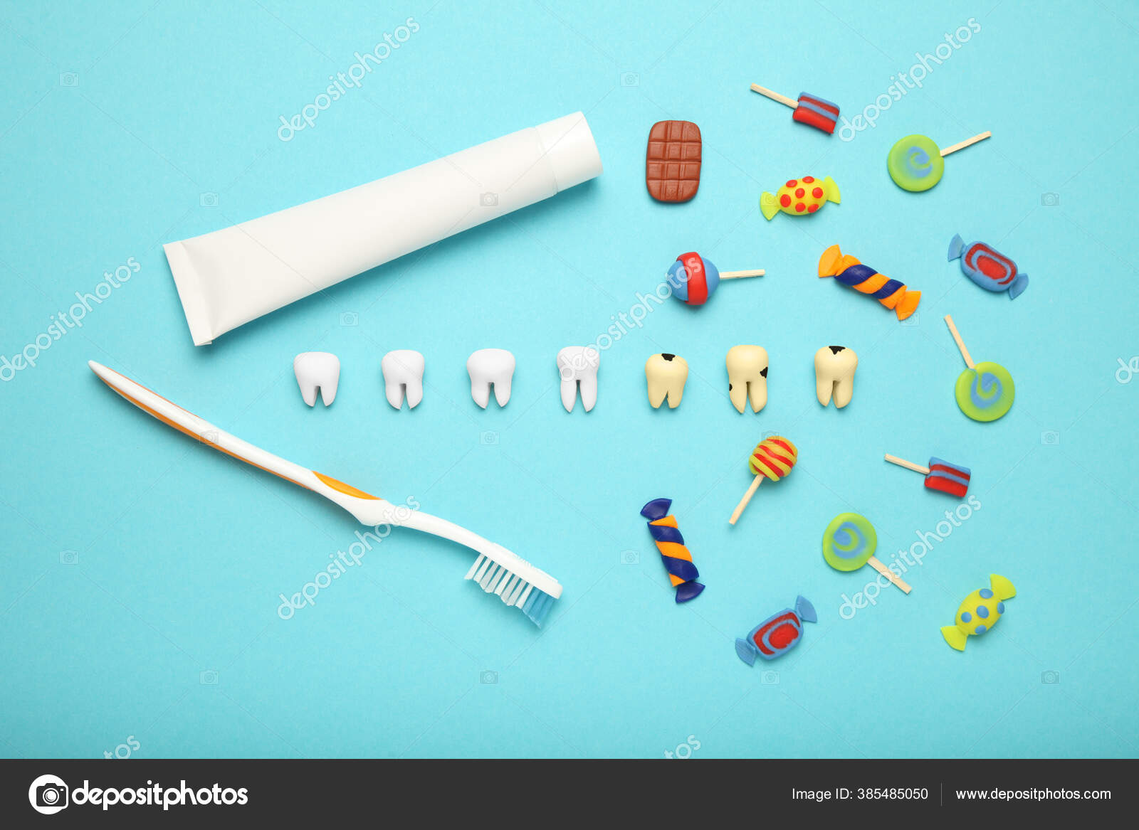 Teeth Sweet Candies Tooth Caries Children's Dental Healthcare ...