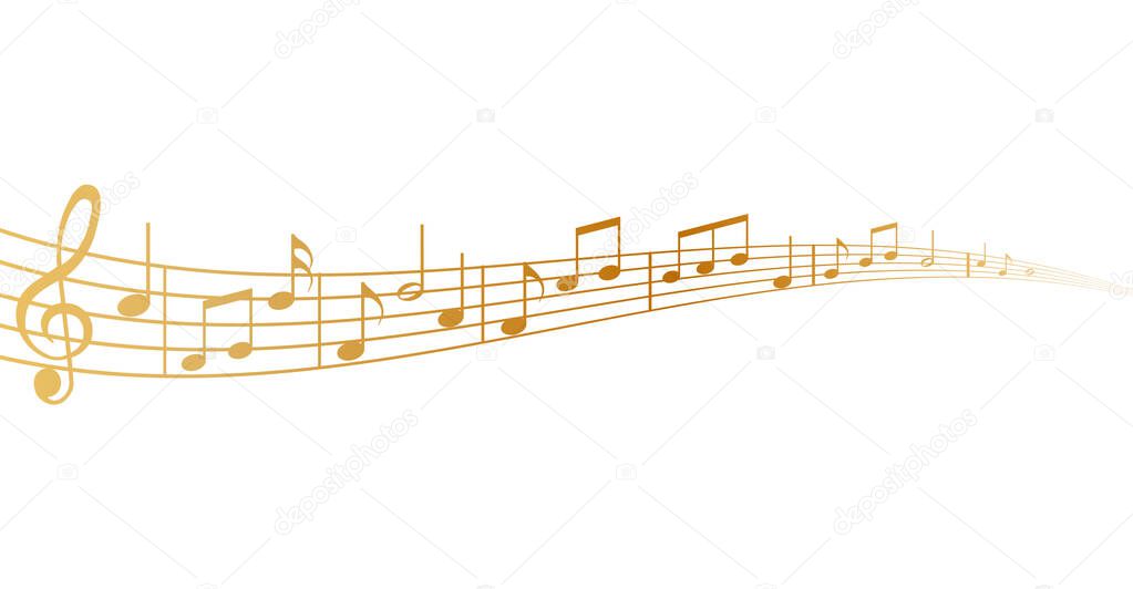Notas Musicales Doradas Png Nota Musical Dorada PNG Imágenes Y