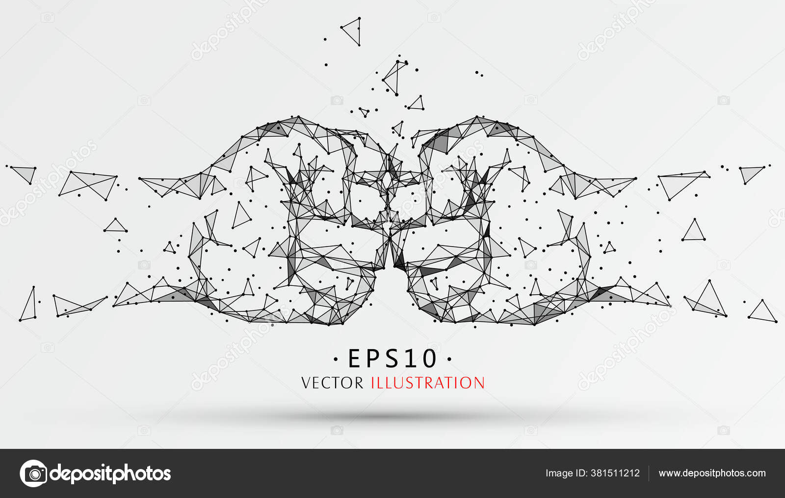 Moment Two Fists Collide Symbolizes Meaning Competition Stock Vector ...