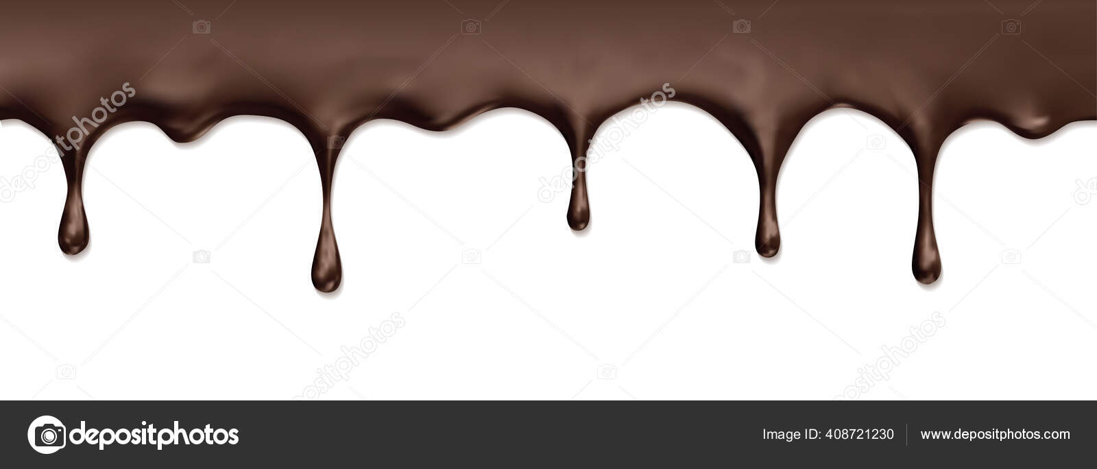 Dripping Chocolate Vector