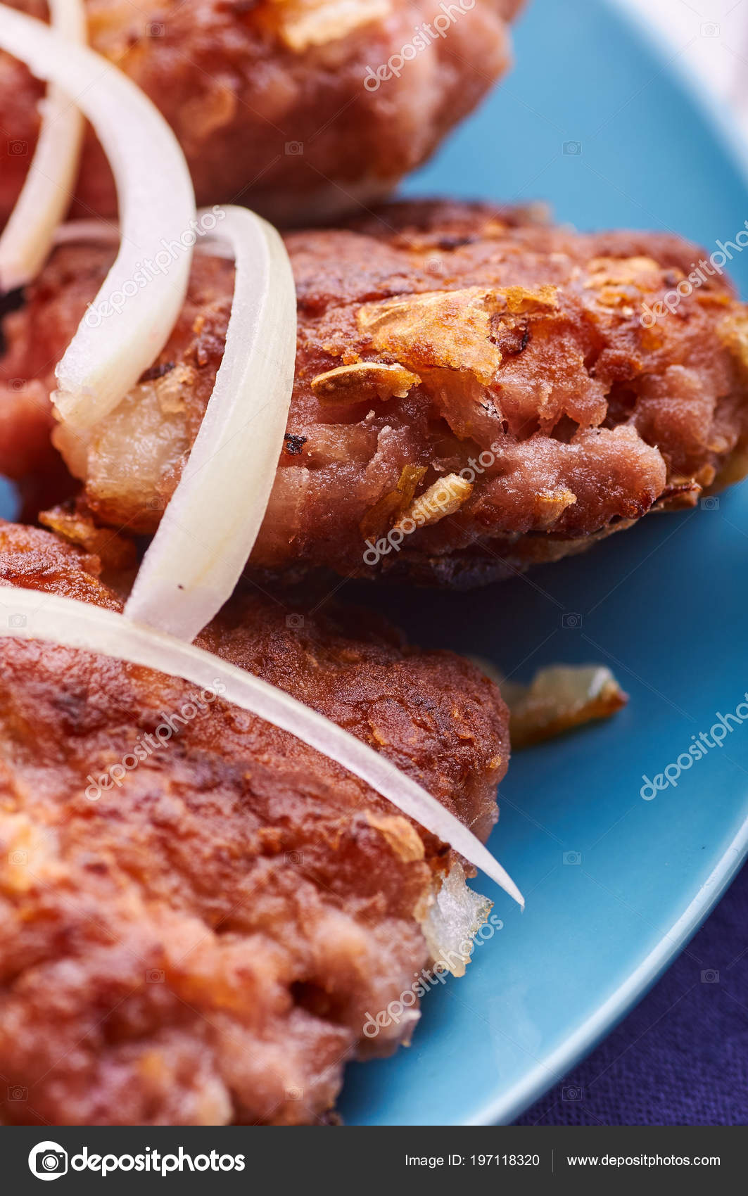 Buffet Served Hearty Breakfast Lunch Dinner Appetizing Meat Cutlet ...