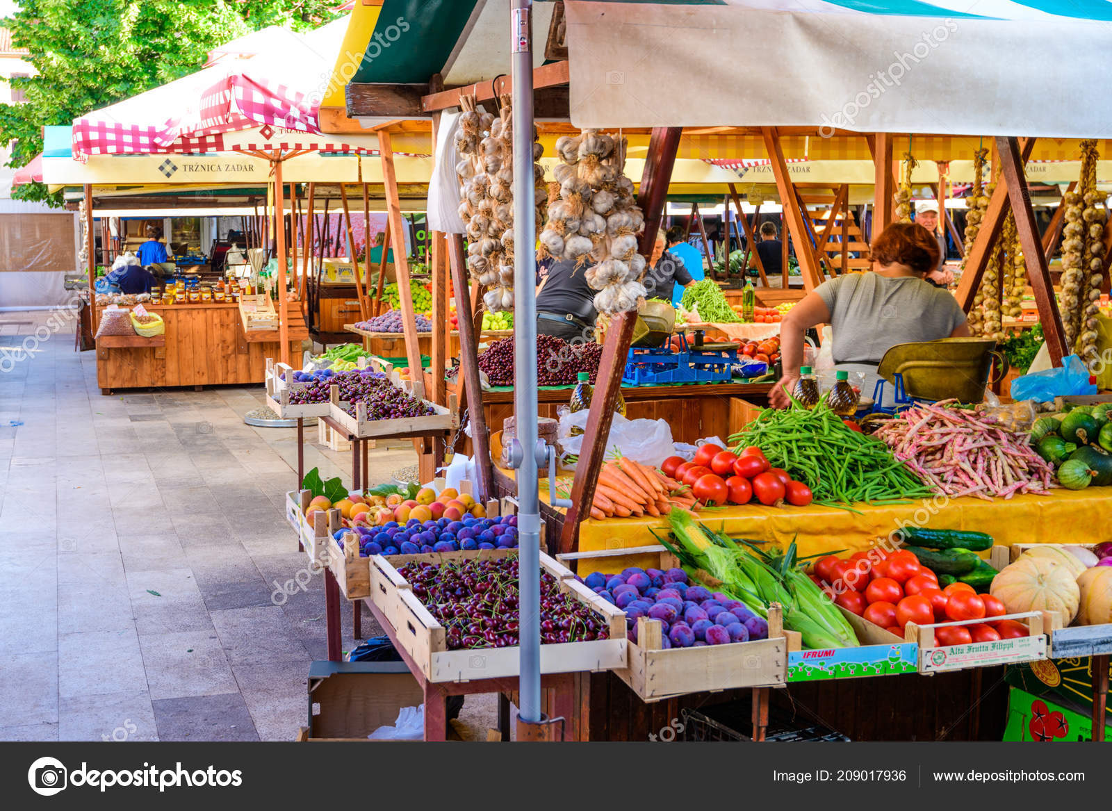 Local producers and merchants offering fresh local grown fruits and ...