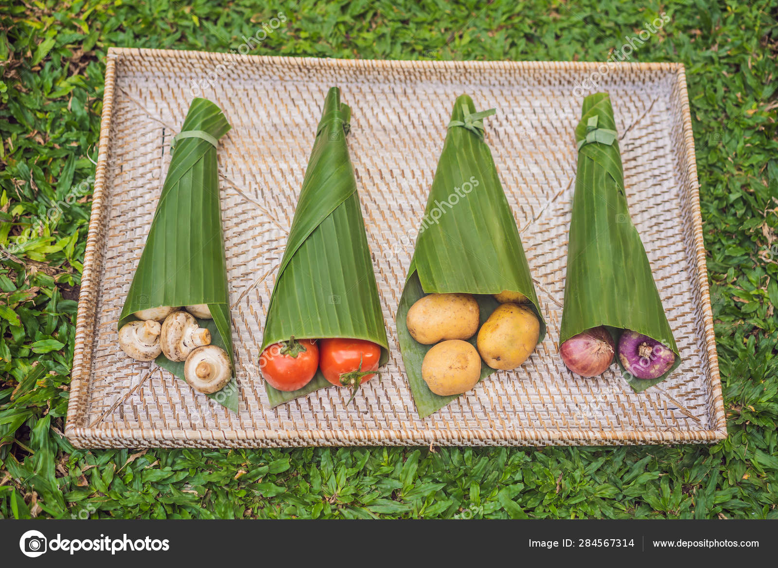 Banana Leaf Food Packaging