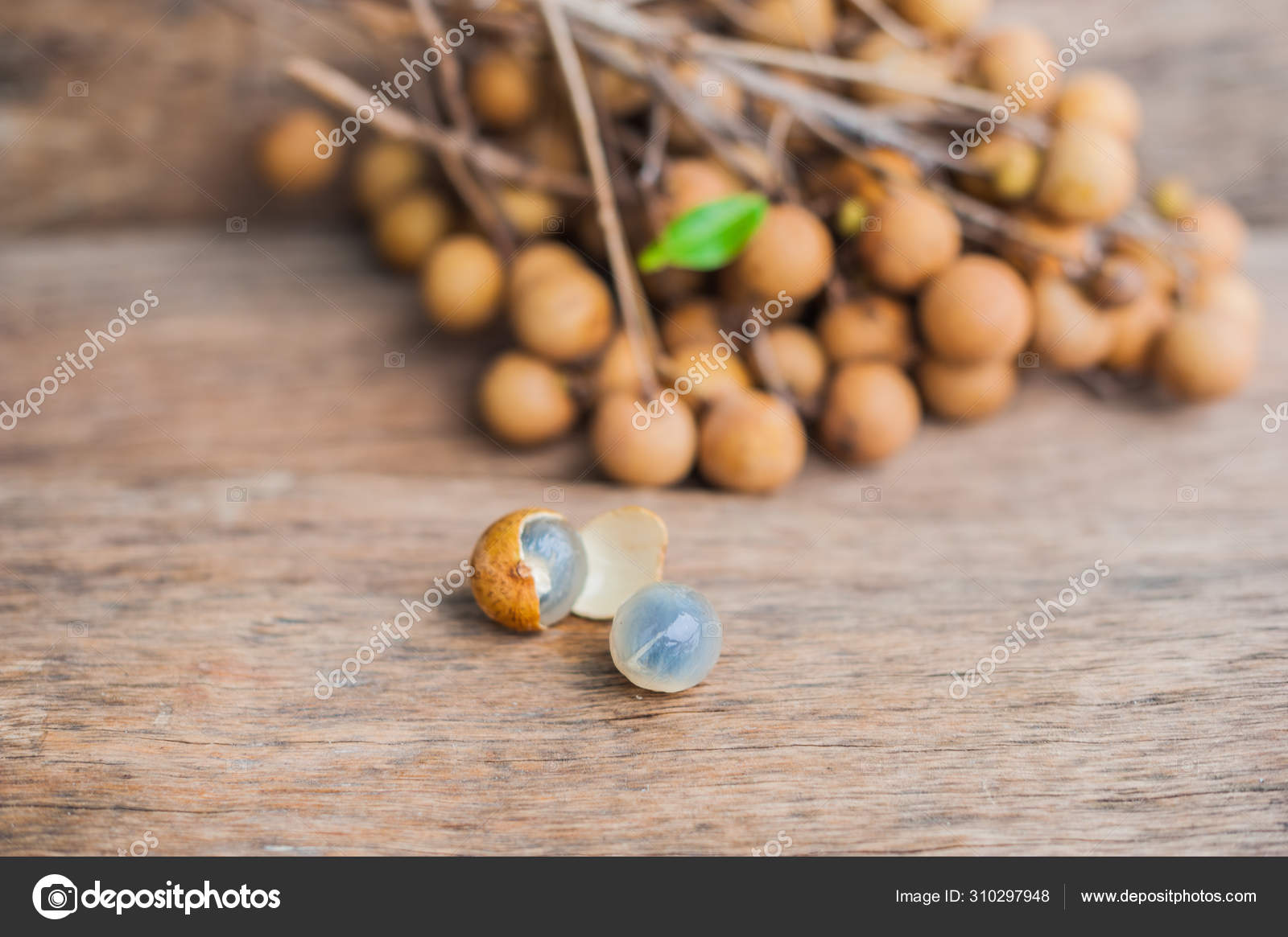 Longan Fresh Dimocarpus longan. A bunch of Longan and Peel show the ...