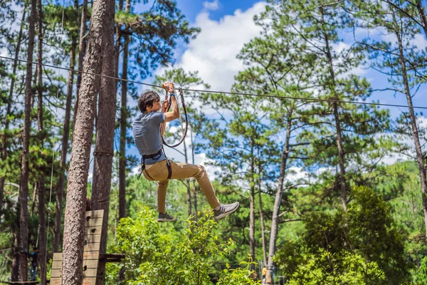 Tree top adventure Stock Photos, Royalty Free Tree top adventure Images ...