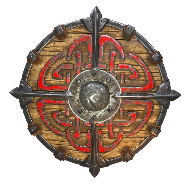 Round wooden shield Stock Photos, Royalty Free Round wooden shield ...