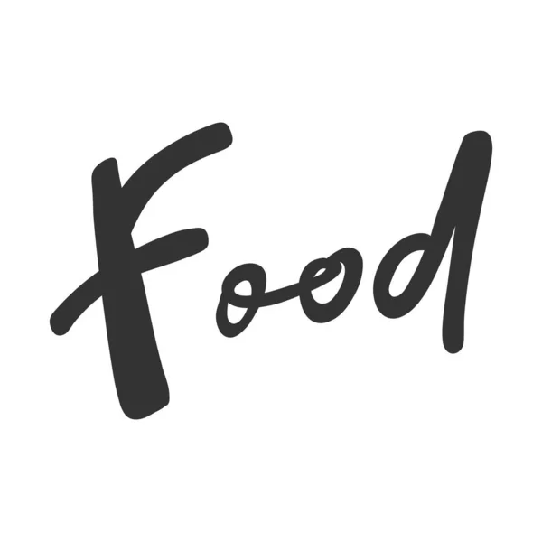 Letrero de comida imágenes de stock de arte vectorial | Depositphotos