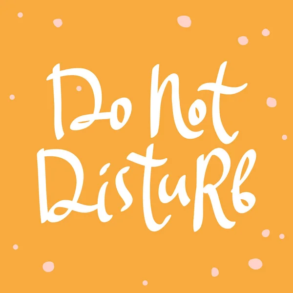 Do not disturb doodle Vector Art Stock Images | Depositphotos