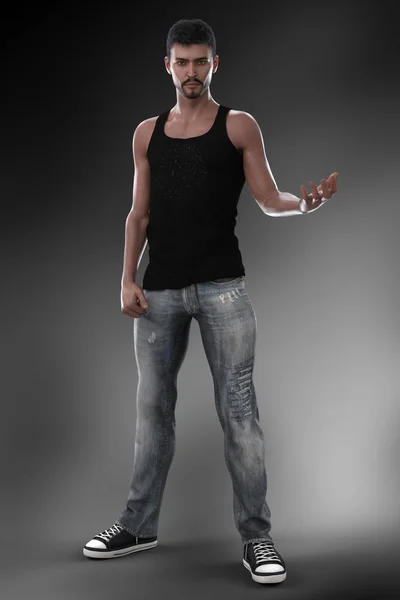 Ideal Book Cover Cgi Figure Urban Fantasy Science Fiction Genres Stock ...