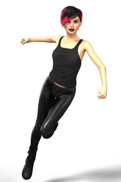 Beautiful Female Urban Fantasy Paranormal Character Attitude Arms
