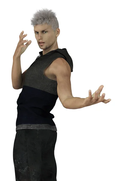 Rendering Handsome Alien Man Isolated Stock Photo by ©MerryDesigns ...