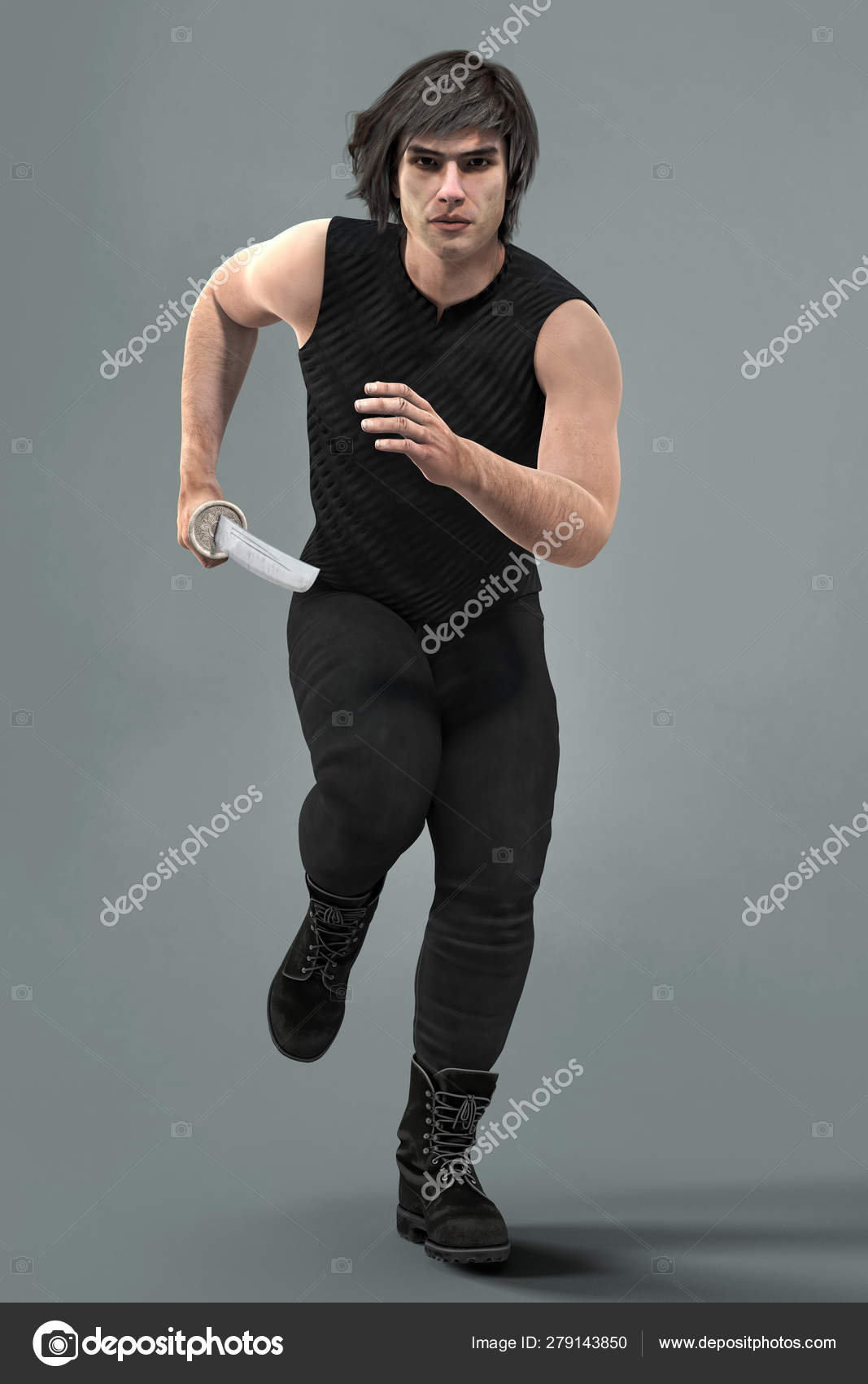 Running Action Pose Running Action Pose