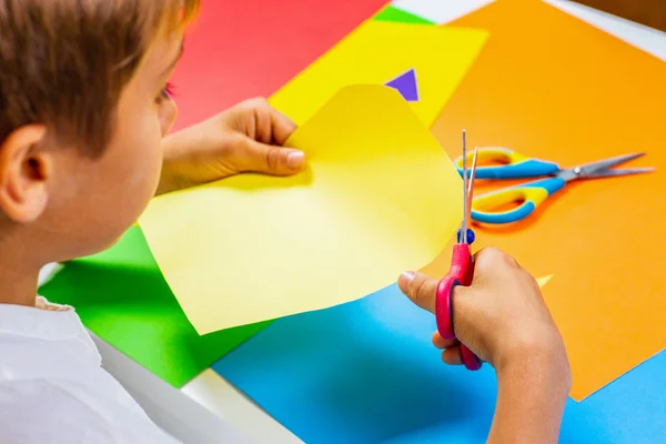 Kids cutting paper Stock Photos, Royalty Free Kids cutting paper Images ...