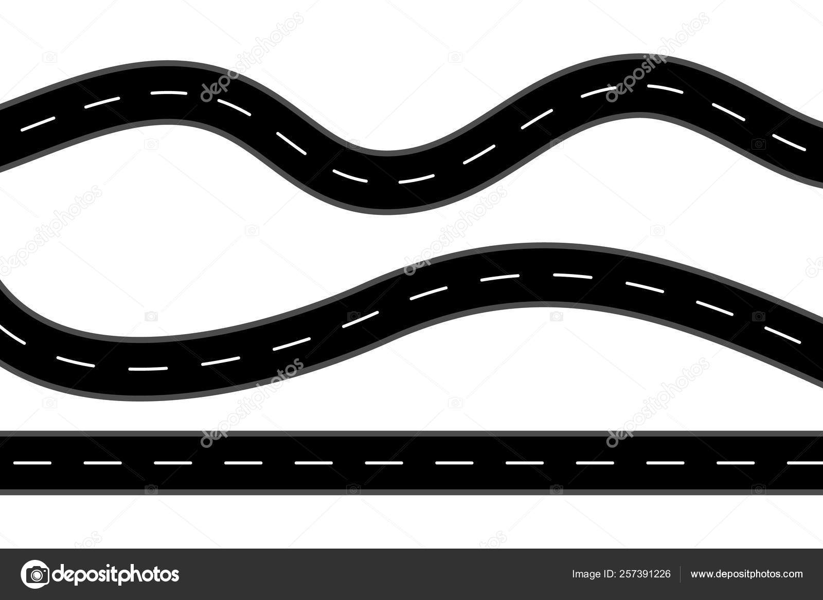 Horizontal Road Clipart Black And White Car