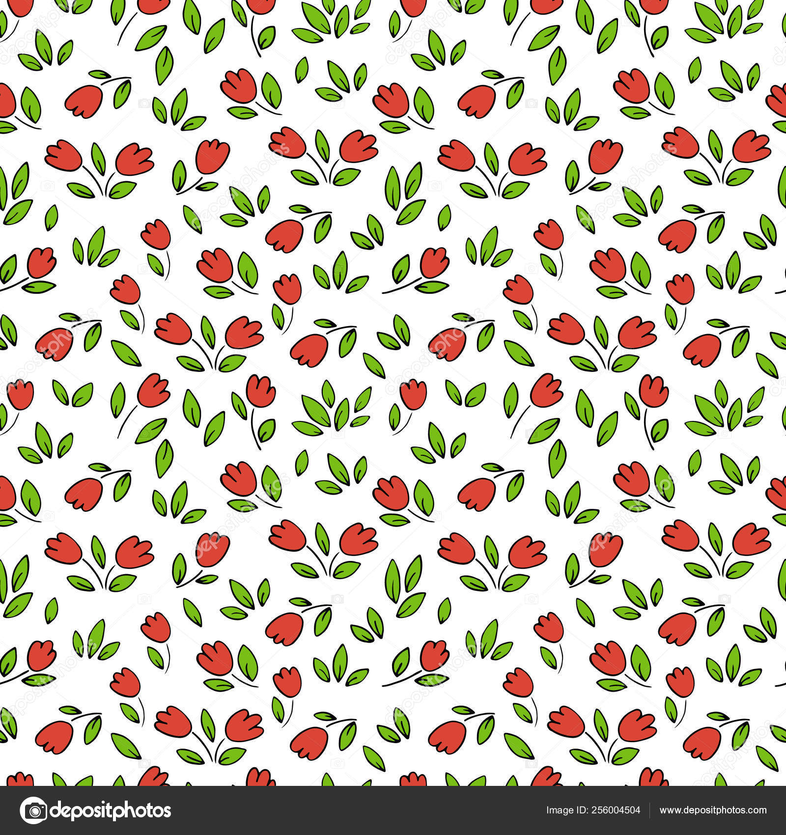Seamless floral pattern spring summer backdrop vector Stock Vector by ...