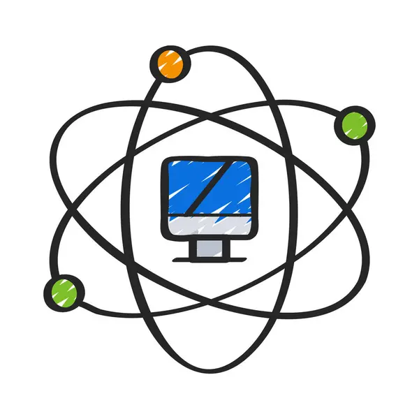 Computer Science Icon Vector Illustration Stock Vector by ©JuicyStudios ...