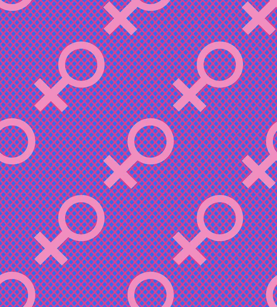 Seamless Pink Feminist Pattern Background Venus Mirror Nice Beautiful ...