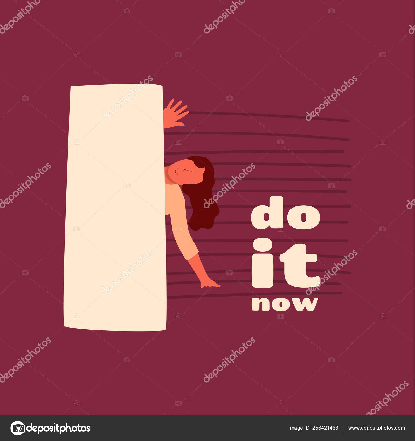 A smiling girl looks out from behind a screen. Stock Vector by ©symkin ...